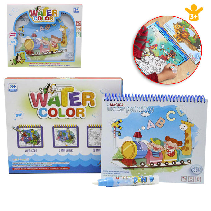 Magical Water Color Painting Book Letters for Kids Educational & L ...